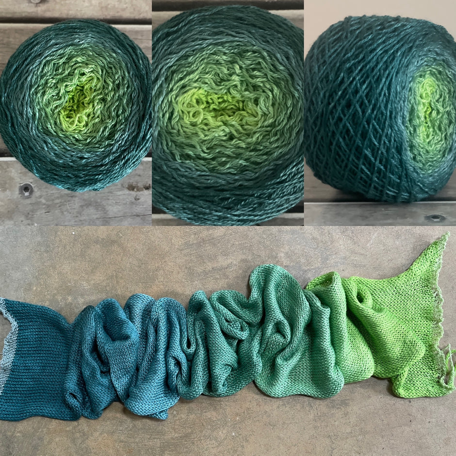 Green Tea Yarns - home to some beautiful hand dyed one of a kind yarns