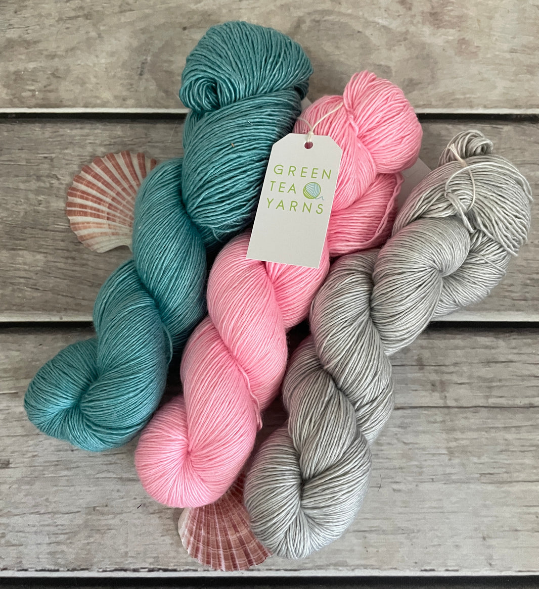 Green Tea Yarns - home to some beautiful hand dyed one of a kind yarns