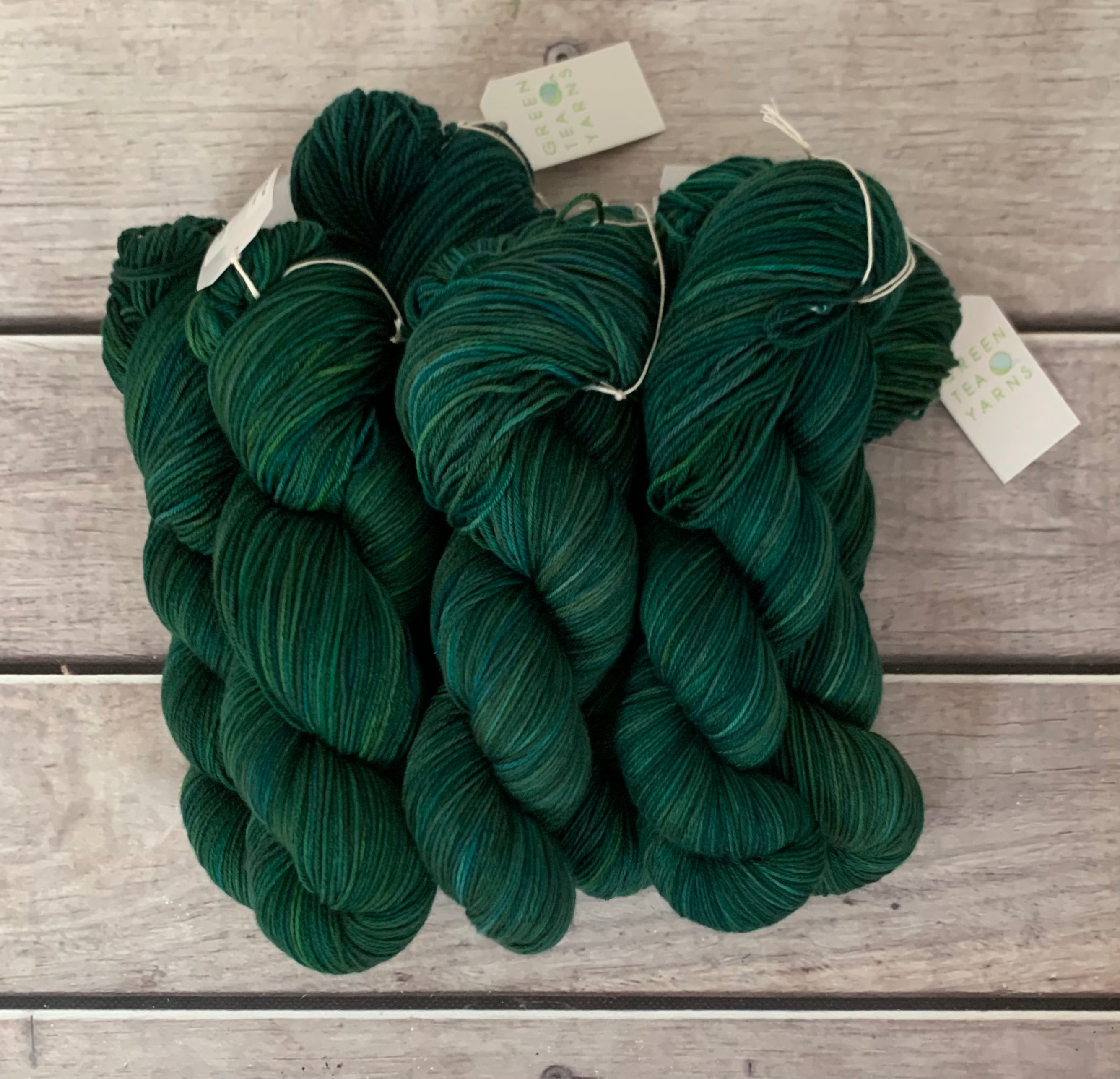 Green Tea Yarns - home to some beautiful hand dyed one of a kind yarns